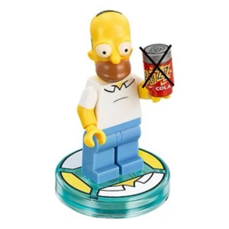 Lego 71202 Dimensões O Pacote De Nível Simpsons-Homer Simpson Minifig ...