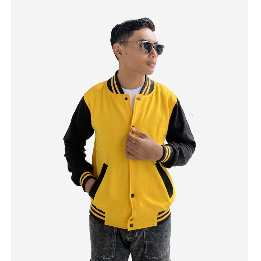 Jaqueta Básica Do Time Colégio II Basball Simples Trendy Varsity ...