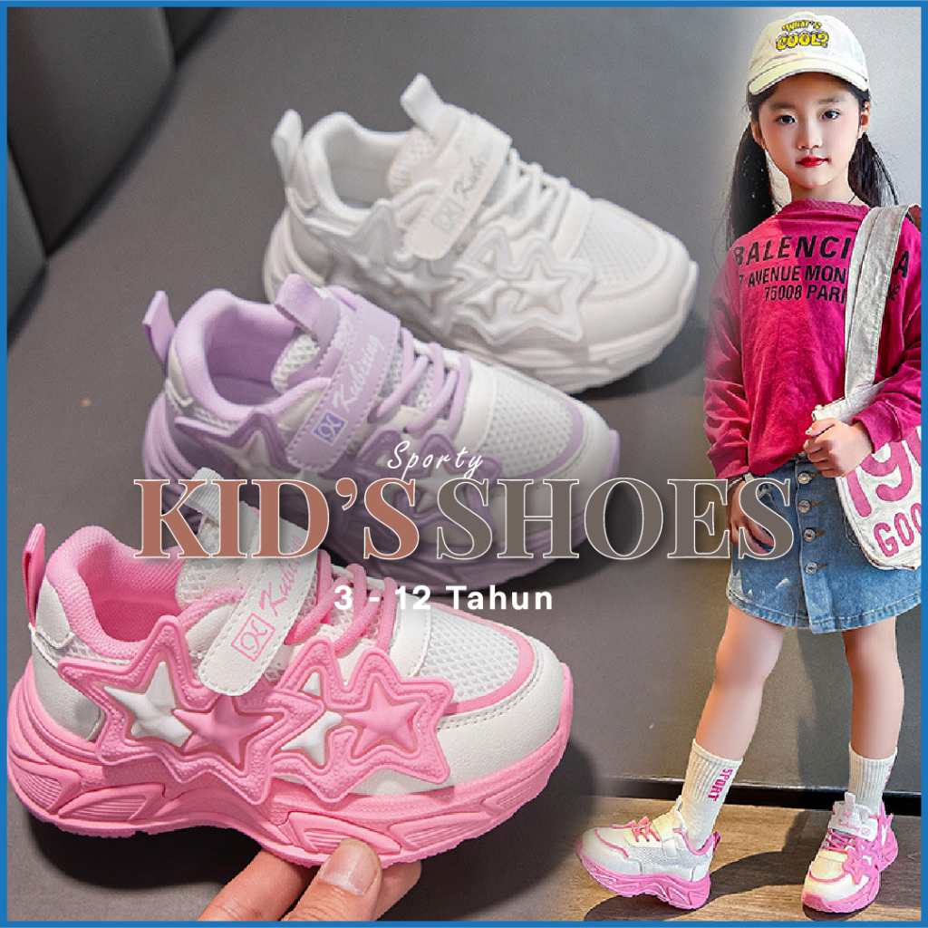 Litberry-Tênis Casual Star Para Meninos E Meninas De 3 A 12 Anos Tipo ...