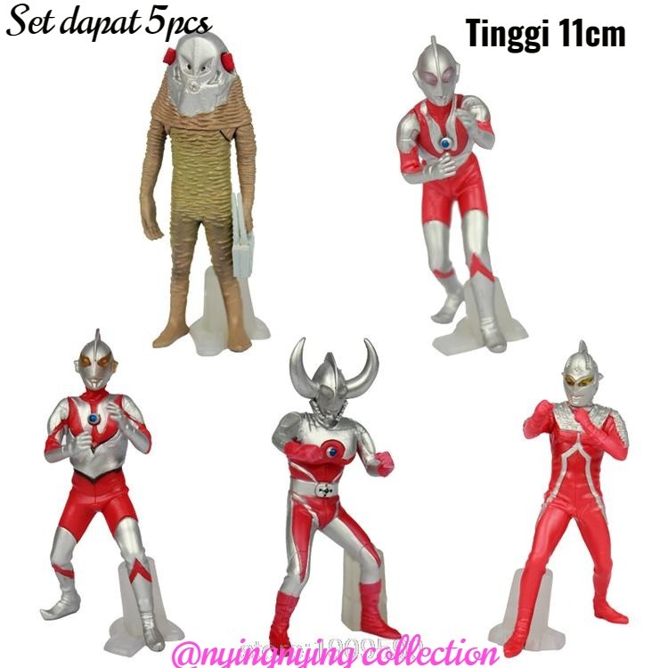 Ultraman Pai ultra Ken Ultraseven Jack Alien Zarab Figura | Shopee Brasil