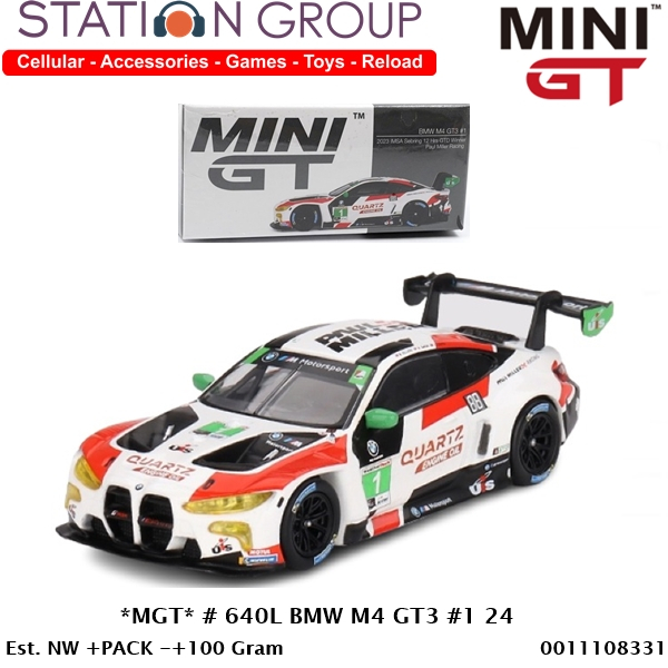 Mini GT 640L BMW M4 GT3 1 24-DIECAST | Shopee Brasil