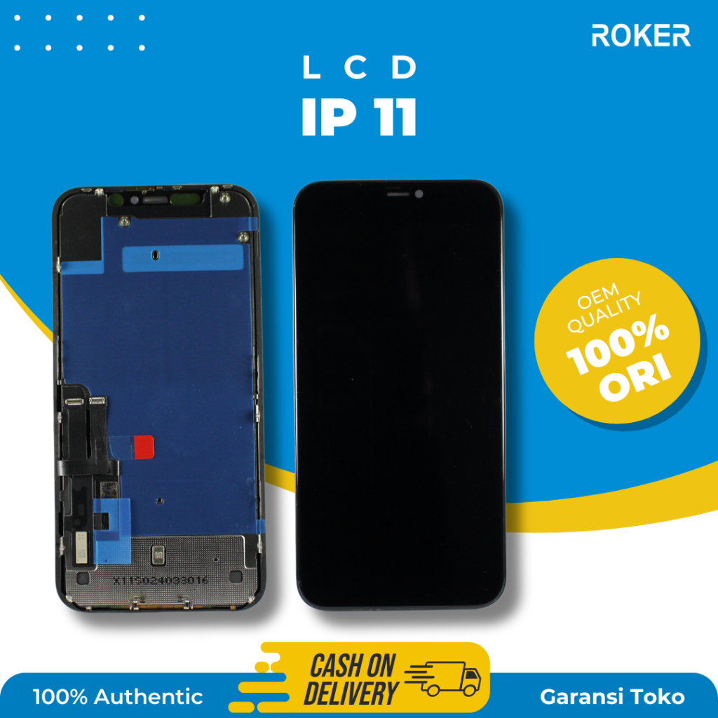 Tela De Toque LCD IP 11 HD + Conjunto Completo Por ROKER | Shopee Brasil