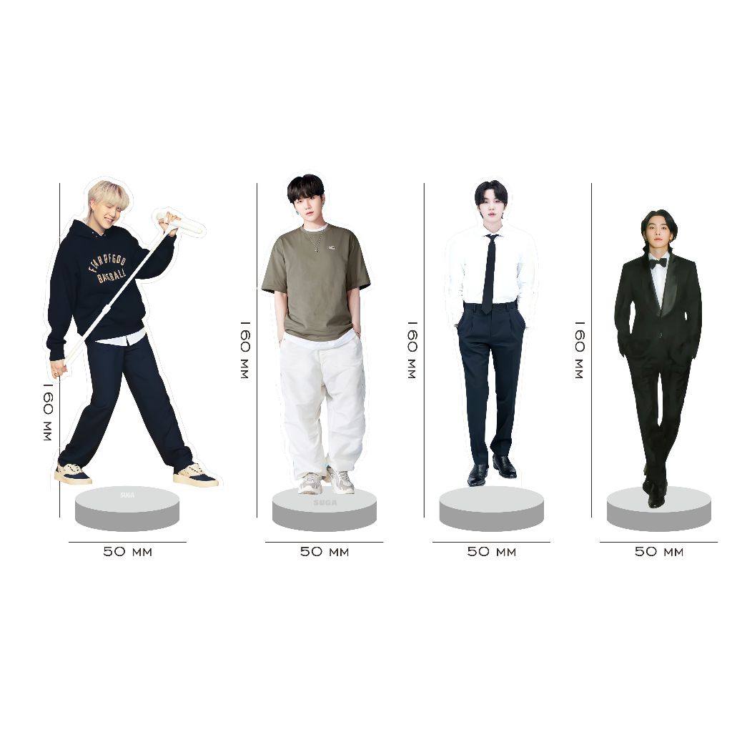 Mini Stand Figura Suga Min Yoon-gi BTS | Shopee Brasil
