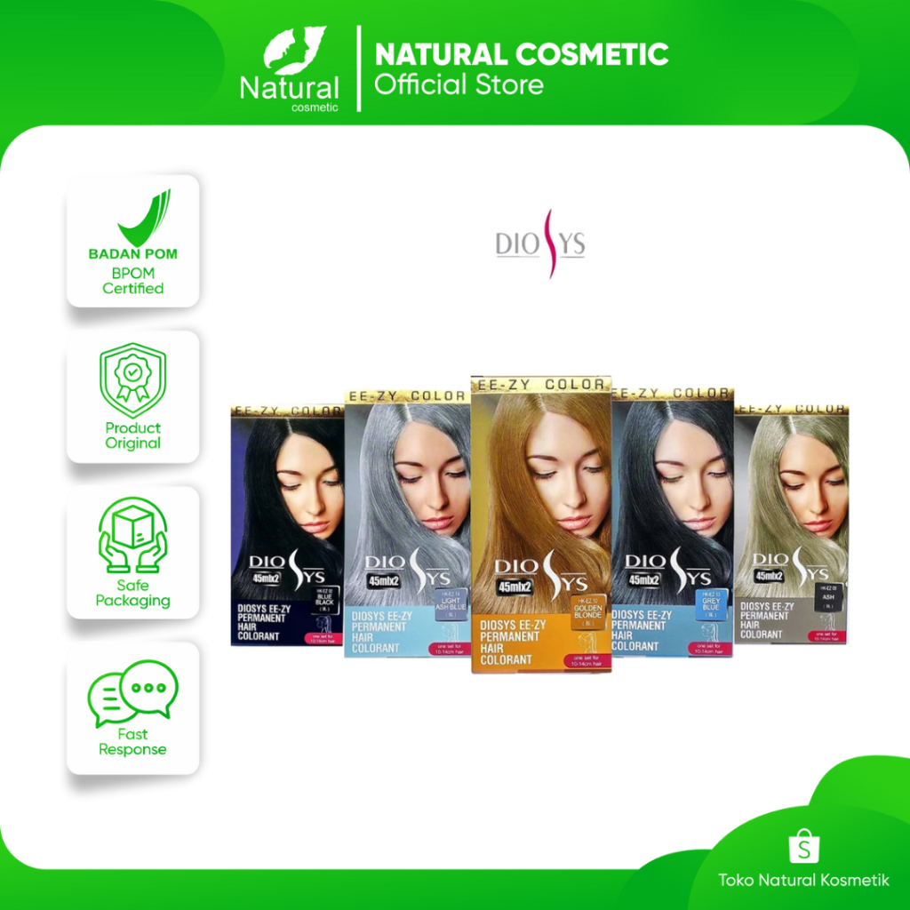 Diosys Hair Color Pequena Tintura Permanente/Cabelo 45ML | Shopee Brasil
