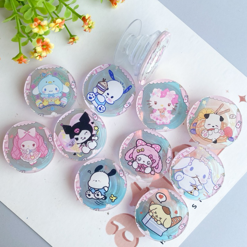 Holograma Premium Griptok Sanrio • Popsocket Cinnamorol Hello Kitty My ...