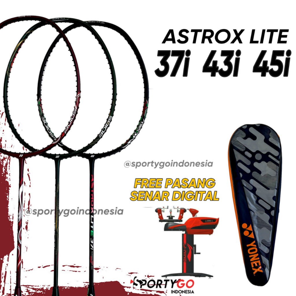 Yonex ASTROX LITE 37I 43I 45I BADMINTON Raquete ORIGINAL | Shopee Brasil