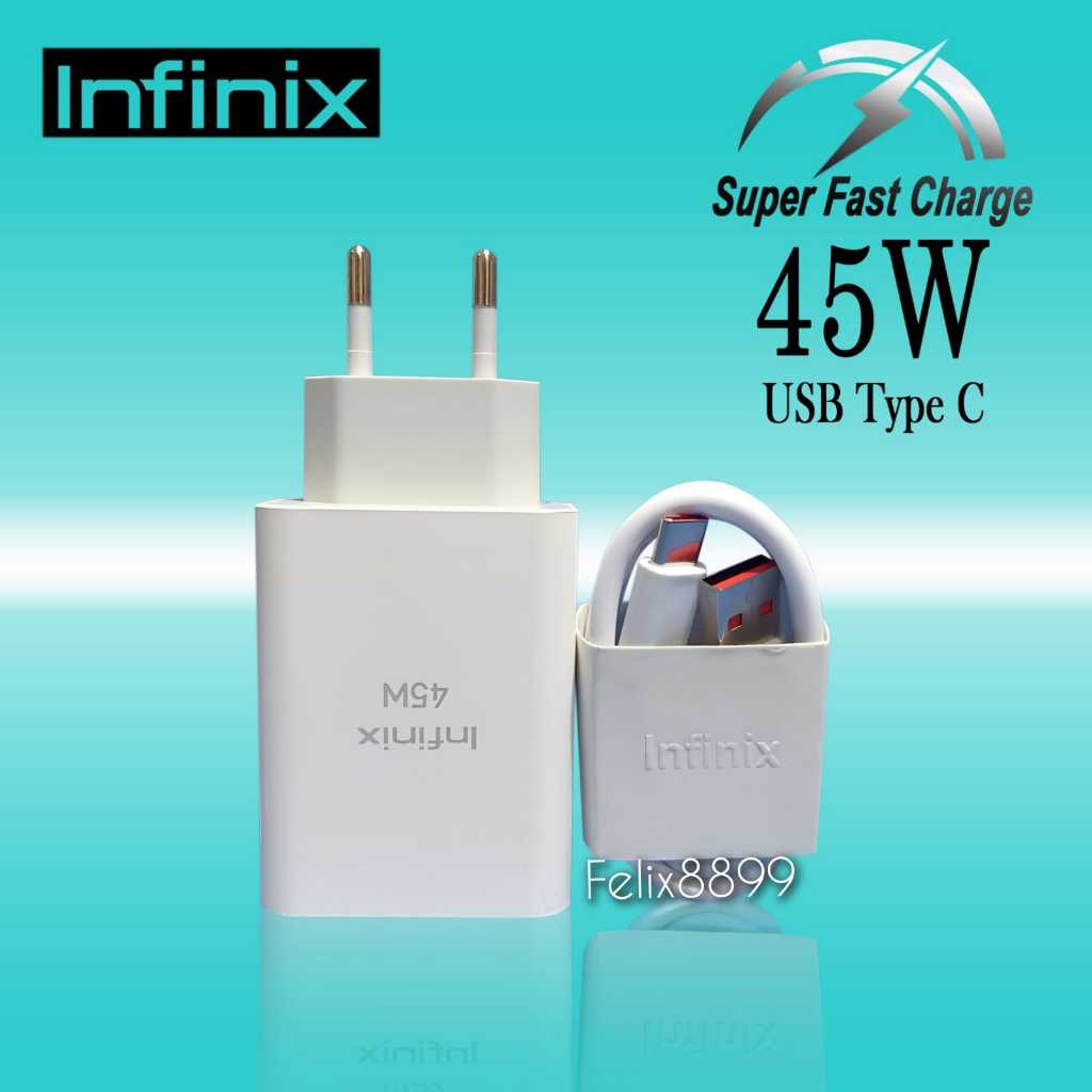 Carregador Casan Infinix Note 10 11 12 20 30 Pro ViP Original 45W 68W ...