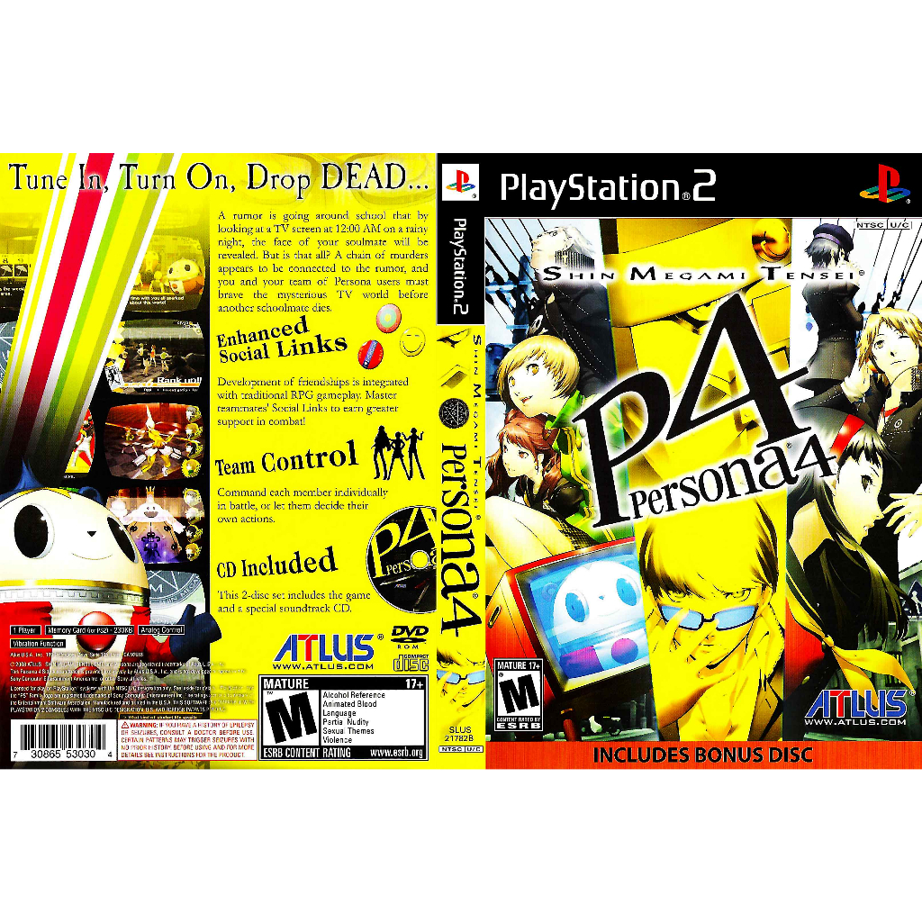 Persona 4a-PS2 | Shopee Brasil