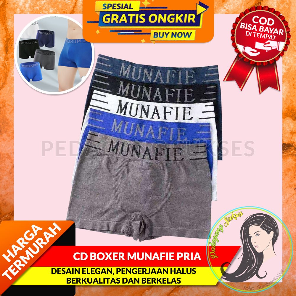 Cueca Boxer Munafie Masculina/Roupa Interior Importada Sempak | Shopee ...