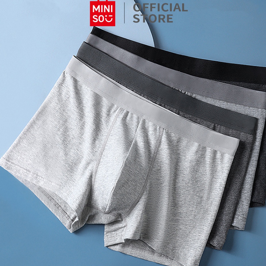 Miniso Calcinha Boxer Masculina 3pcs Roupa Íntima De Frutas Boxers ...