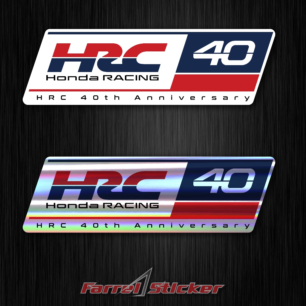 Adesivo HRC 40 Anos Impressão De Aniversário 9 cm | Shopee Brasil