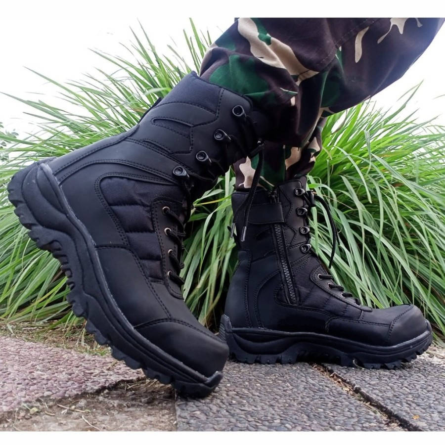 Botas De Segurança Masculinas pdl Asas Pretas Com Biqueira De Aço tni E ...