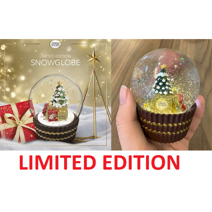 Edição Limitada Snow Globo fererro rocher Snowball Display Decoração ...