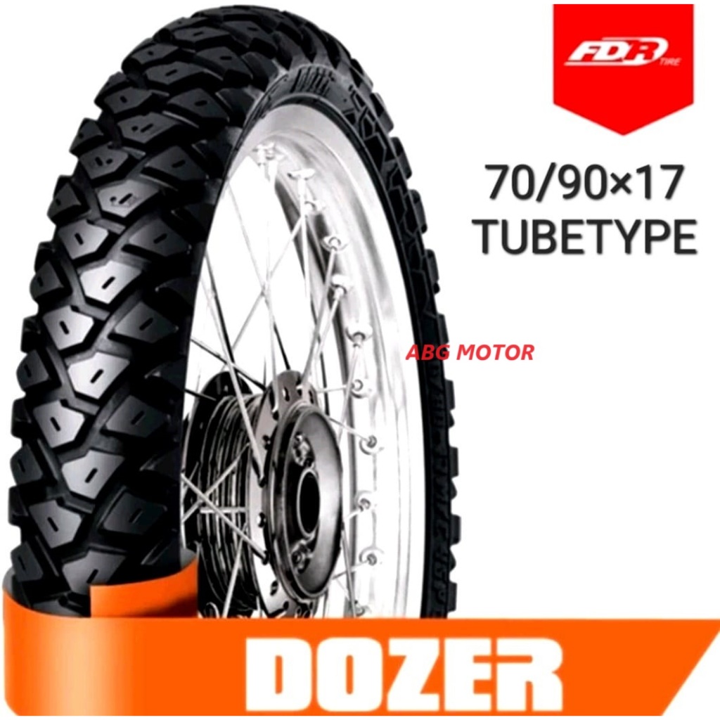 Pneu Externo FDR TUBETYPE 70/90-17 DOZER | Shopee Brasil