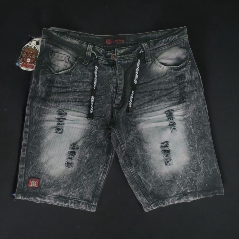 444 Calções Rasgados Para Homens , Adultos , Jeans Grosso Premium ...