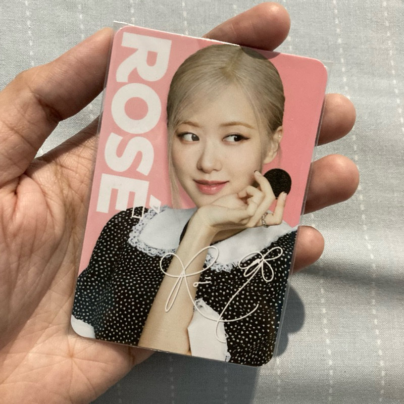 Rose Blackpink Oreo Photocard Oficial | Shopee Brasil