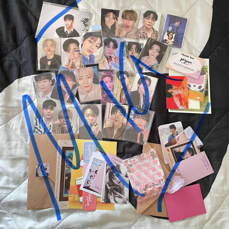 Fotocartão MOONBIN ASTRO STRAY KIDS SET POSTCARD STICKY Notas | Shopee ...
