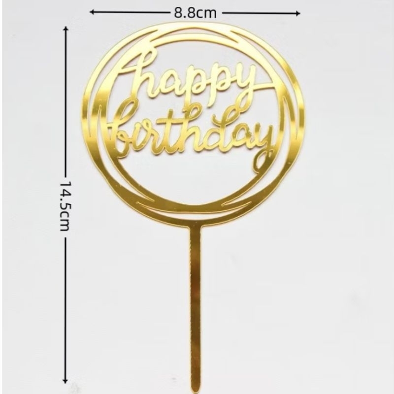 Feliz Aniversário Topper De Bolo/De Tooper/Birthday Cake Decoration ...