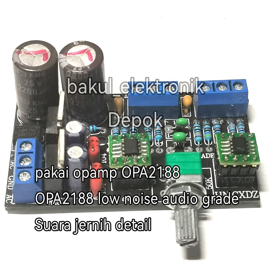 Opa2188 kit Pré-Amplificador Tampão Estéreo | Shopee Brasil