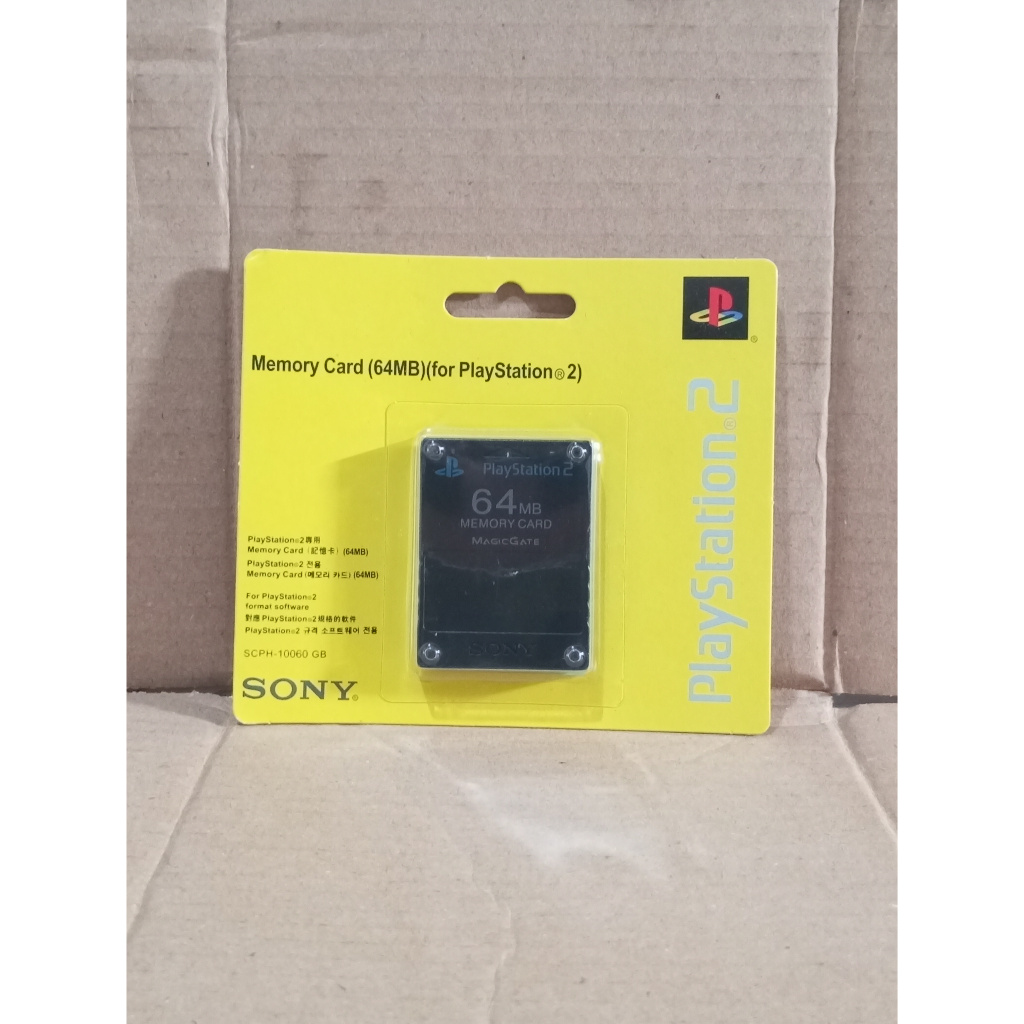 Cartão De Memória MC PS2 PLAYSTATION 2 (64 Mb) | Shopee Brasil
