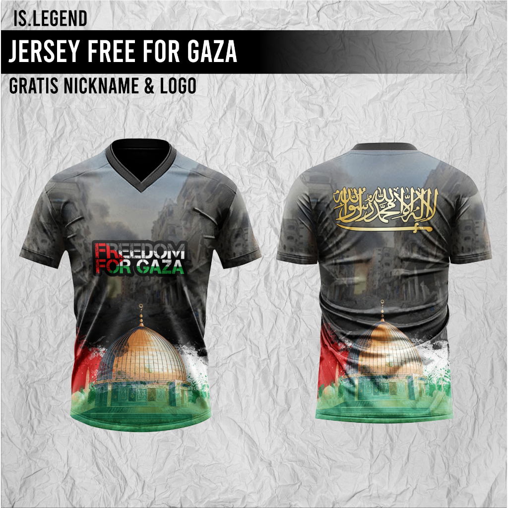 Liberdade Da Palestina Jersey Para Gaza | Shopee Brasil