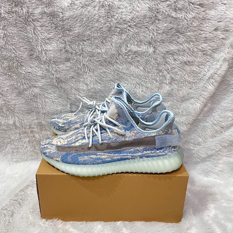 Adidas Yeezy 350 MX Tênis De Cor Azul Fosco E | Shopee Brasil