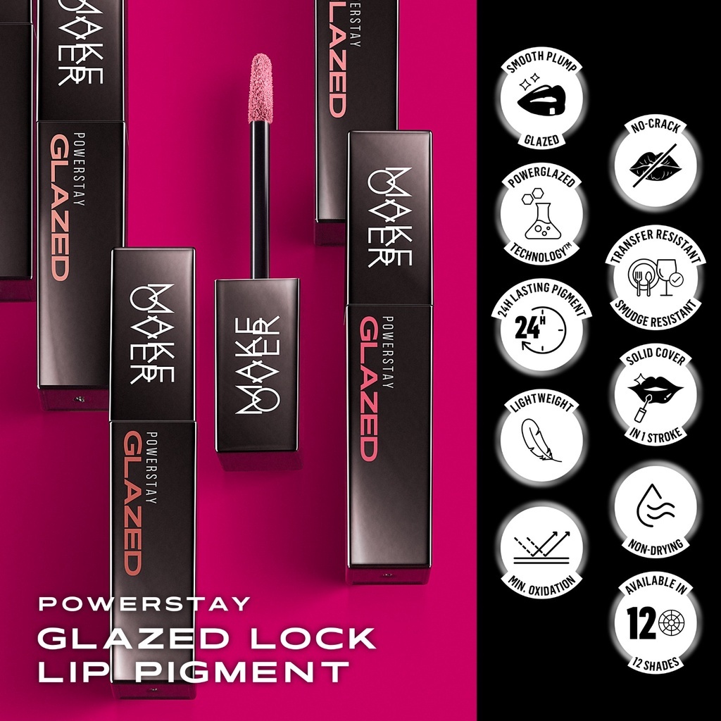 Faça Pigmento Labial Powerstay Glazed Lock | Shopee Brasil