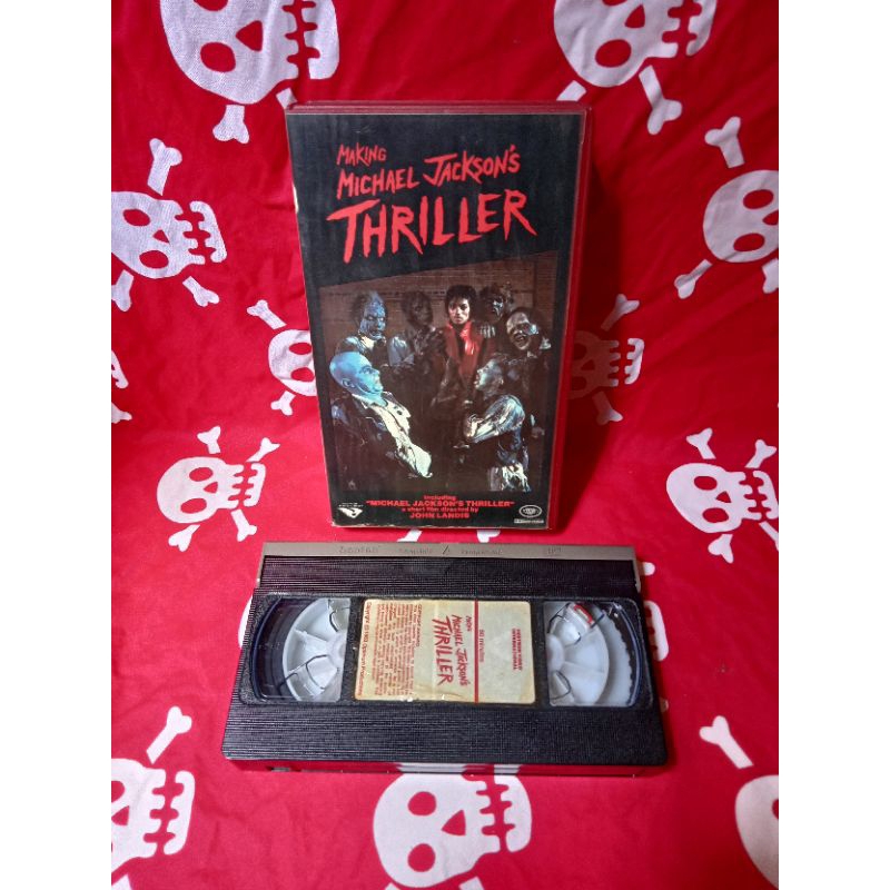 O Thriller VHS De Michael Jackson Fazendo Cassete | Shopee Brasil