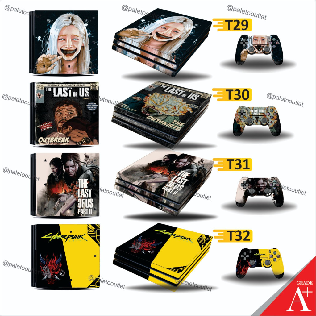 Adesivo Garskin PS4 SLIM PS4 FAT PS4 PRO MOTIF O Último OS Eua ...