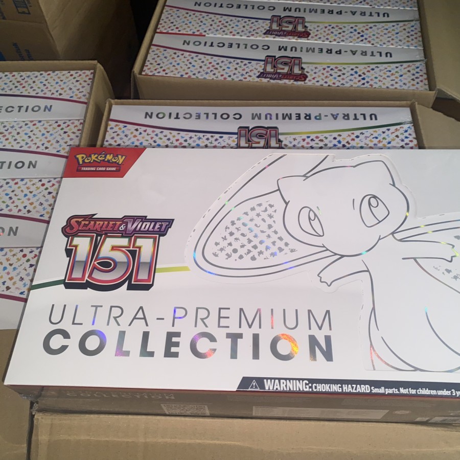 Tcg Pokemon 151 Mew EX Ultra Premium Coleção UPC Inglês - Faz a Boa!