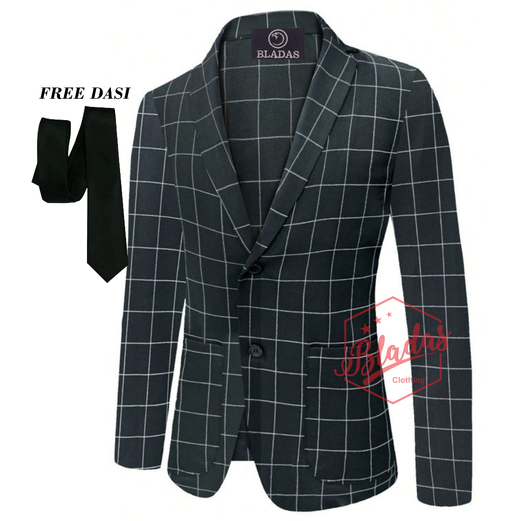 Fatos Tartan Para Homens/De Estilo Coreano Blazers/Formais | Shopee Brasil