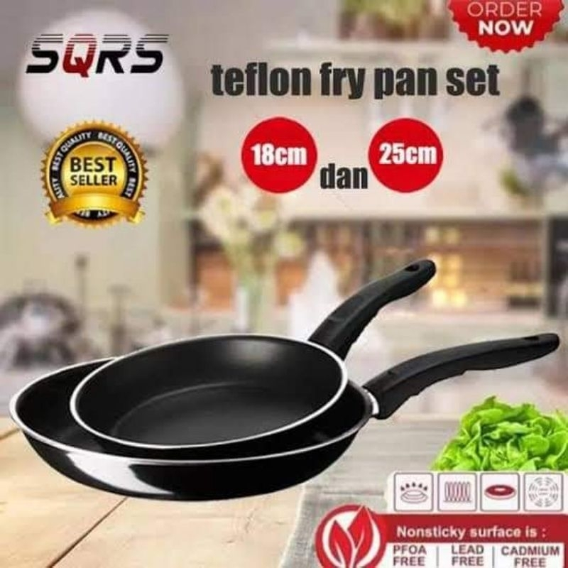TEFLON Multiuso 2 Em FRYPAN SET | Shopee Brasil