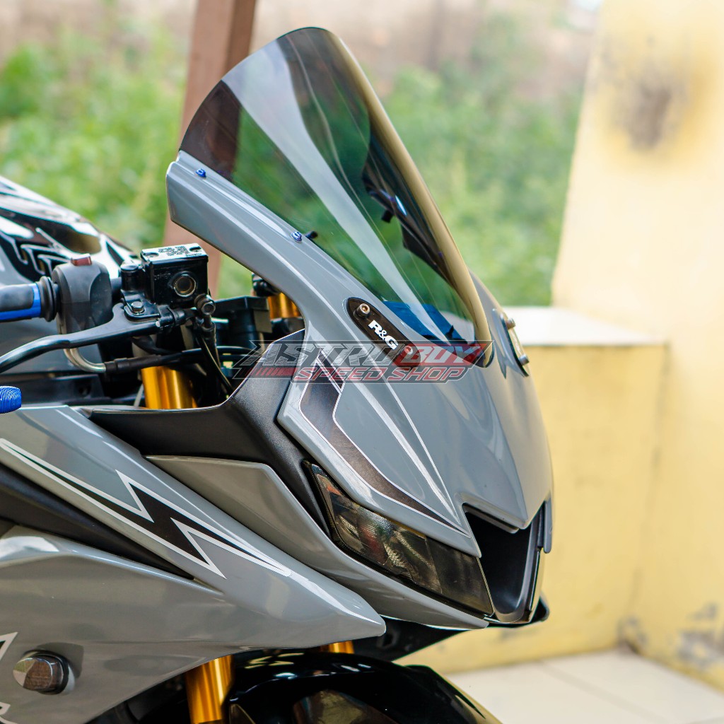 Visor WINDSHIELD R15 V3 Modelo Europeu JENONG 3MM Espessura | Shopee Brasil