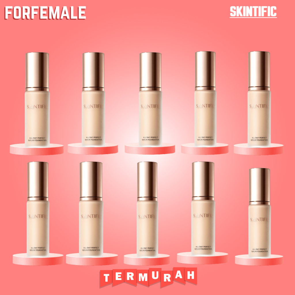 Skintific All Day Perfect Serum Foundation-00 Xporcelana Shell Creme De ...
