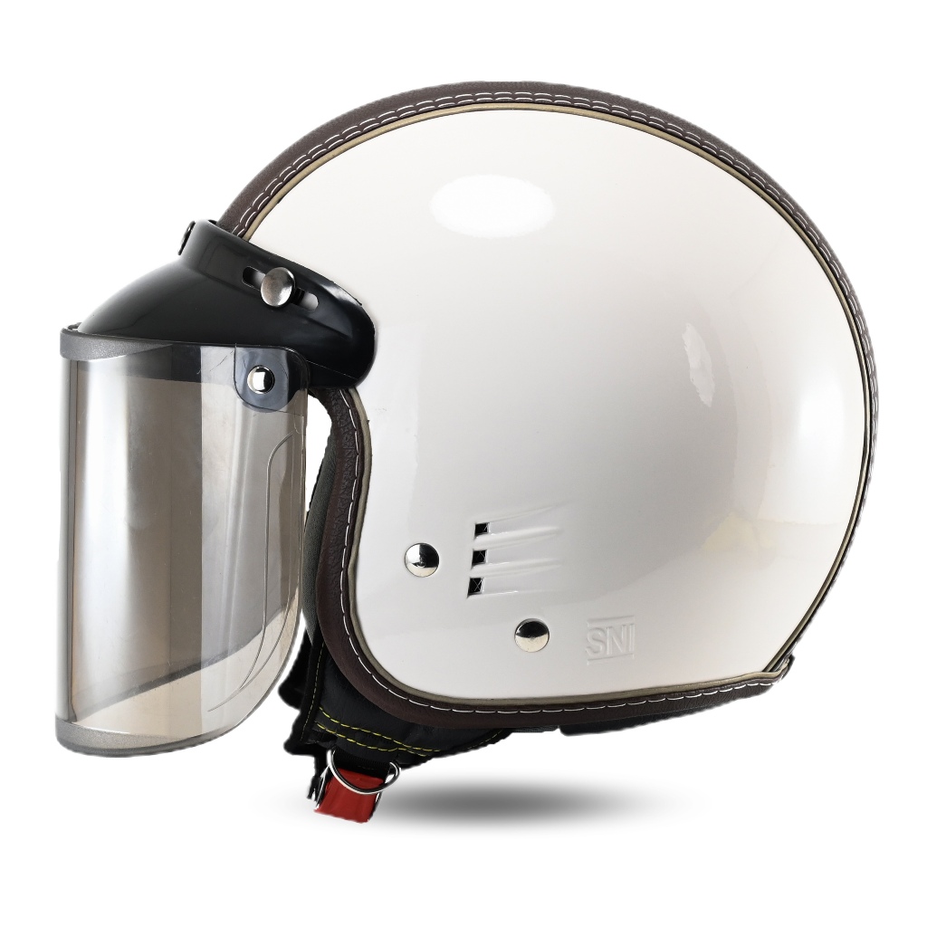 Capacete Retro Bogo Simples Homens Adultos Mulheres SNI | Shopee Brasil