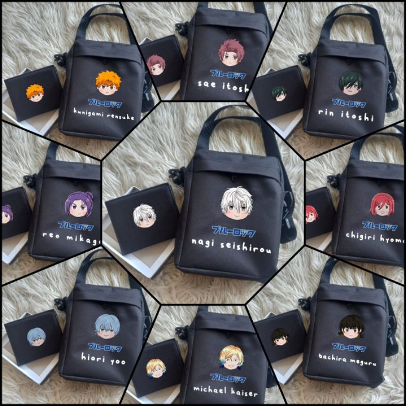 Bluelock mini Saco De Lingas nagi bachira sae itoshi rin kaiser chigiri ...