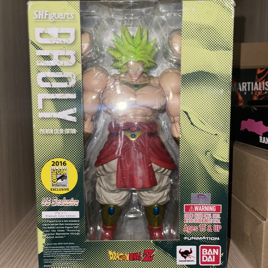 Shf Broly 2016 Comic Con US Exclusivo Super Duper Raro | Shopee Brasil