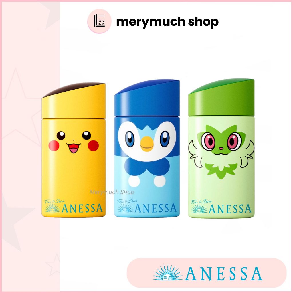 [Presente Gratuito] Edição Limitada Da Série ANESSA POKEMON | Shopee Brasil