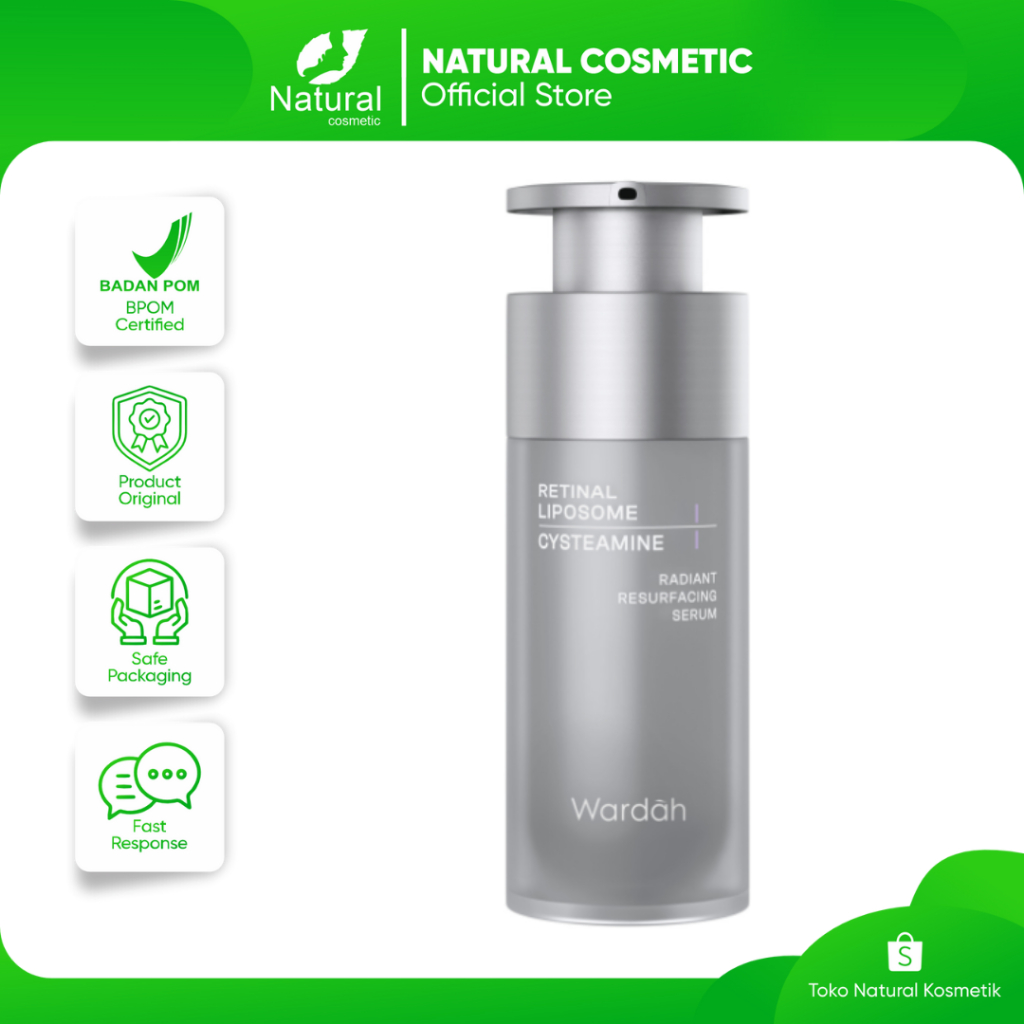 Wardah Radiant Resurfacing Retinol Cisteamina Soro 30 ml | Shopee Brasil
