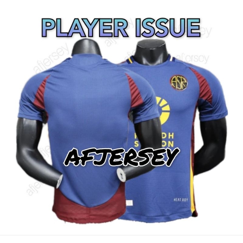 Camisa Do Jogador Bola As_Roma 3o Terceiro 2024 2025 Baju Home Away ...