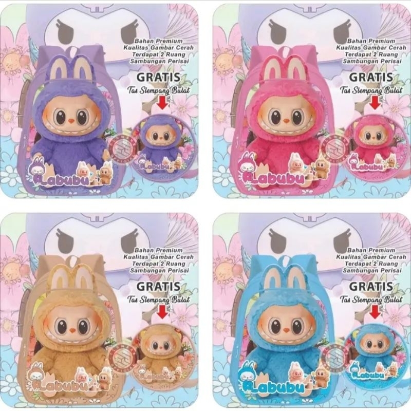 Mochila De Personagem Mais Novo Da Labubu (Carteira Frre Fofa) | Shopee ...