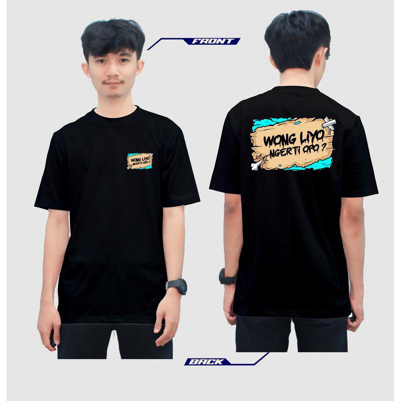 Camiseta KATUN Wong Liyo Ngerti Opo V3 Algodão Penteado 24s | Shopee Brasil