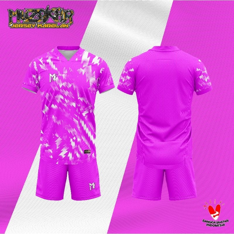 MERAH Thunder Voltra Premium Jersey Lightning Modelo Dryfit Milano ...
