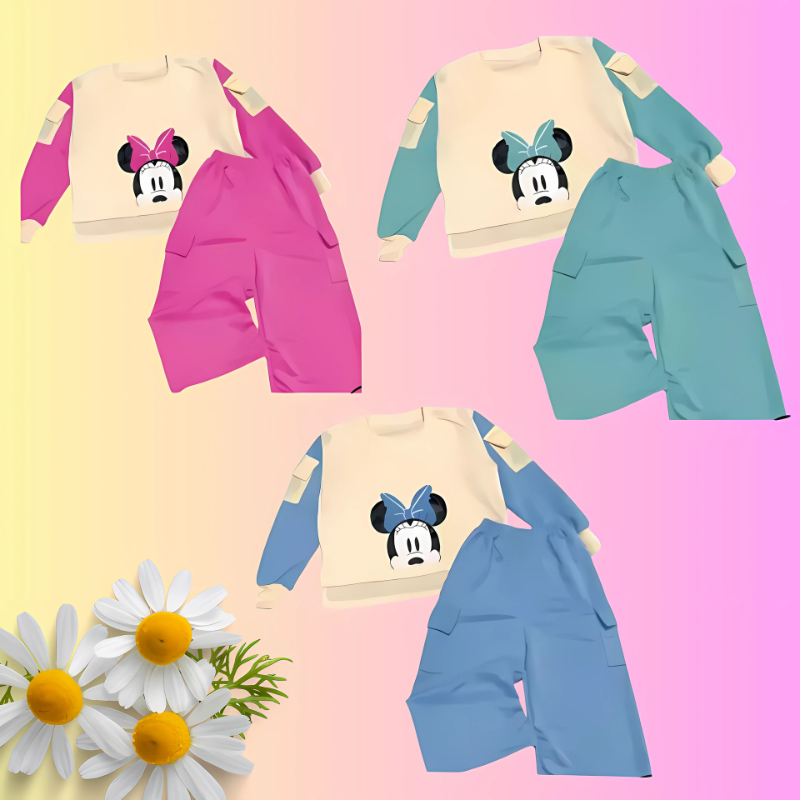 Conjunto De Roupas Infantis Do Mickey Mouse Para Idades De 1 A 12 Anos ...