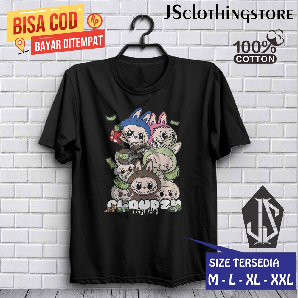 Camiseta Viral Cloudzy labubu Money Homens Mulheres Unissex Premium DTF ...