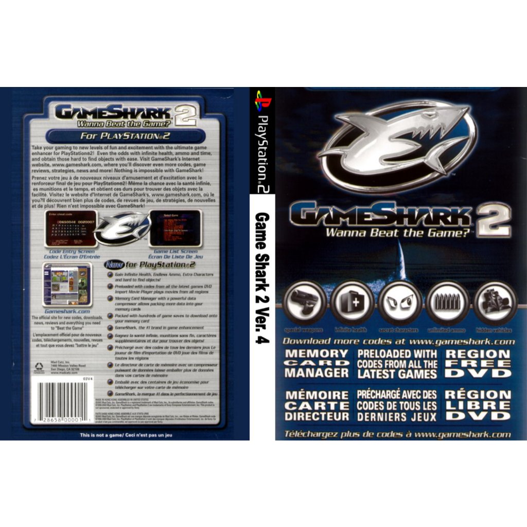 Playstation 2 gameshark store