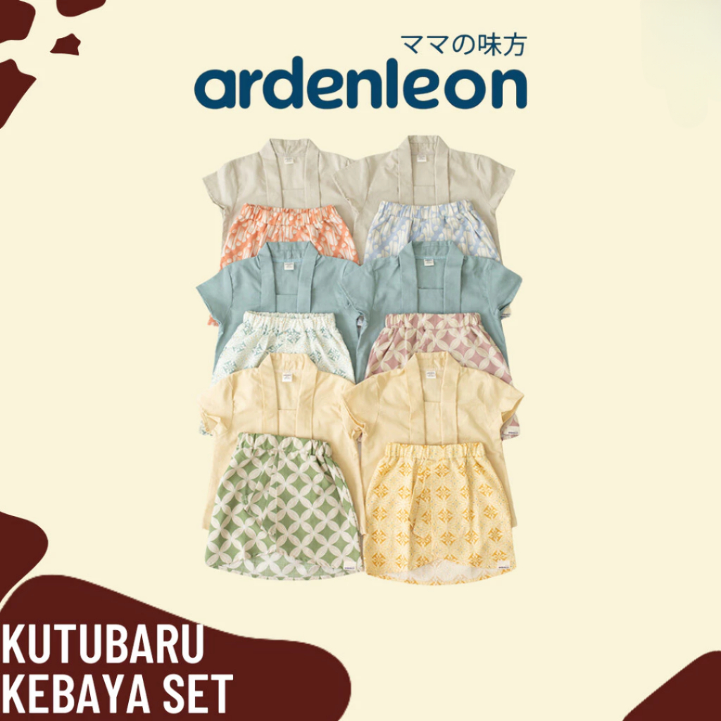 Conjunto Ardenleon Kutu Baru Kebaya 1 Ano-11-12 Anos-Para Meninas ...