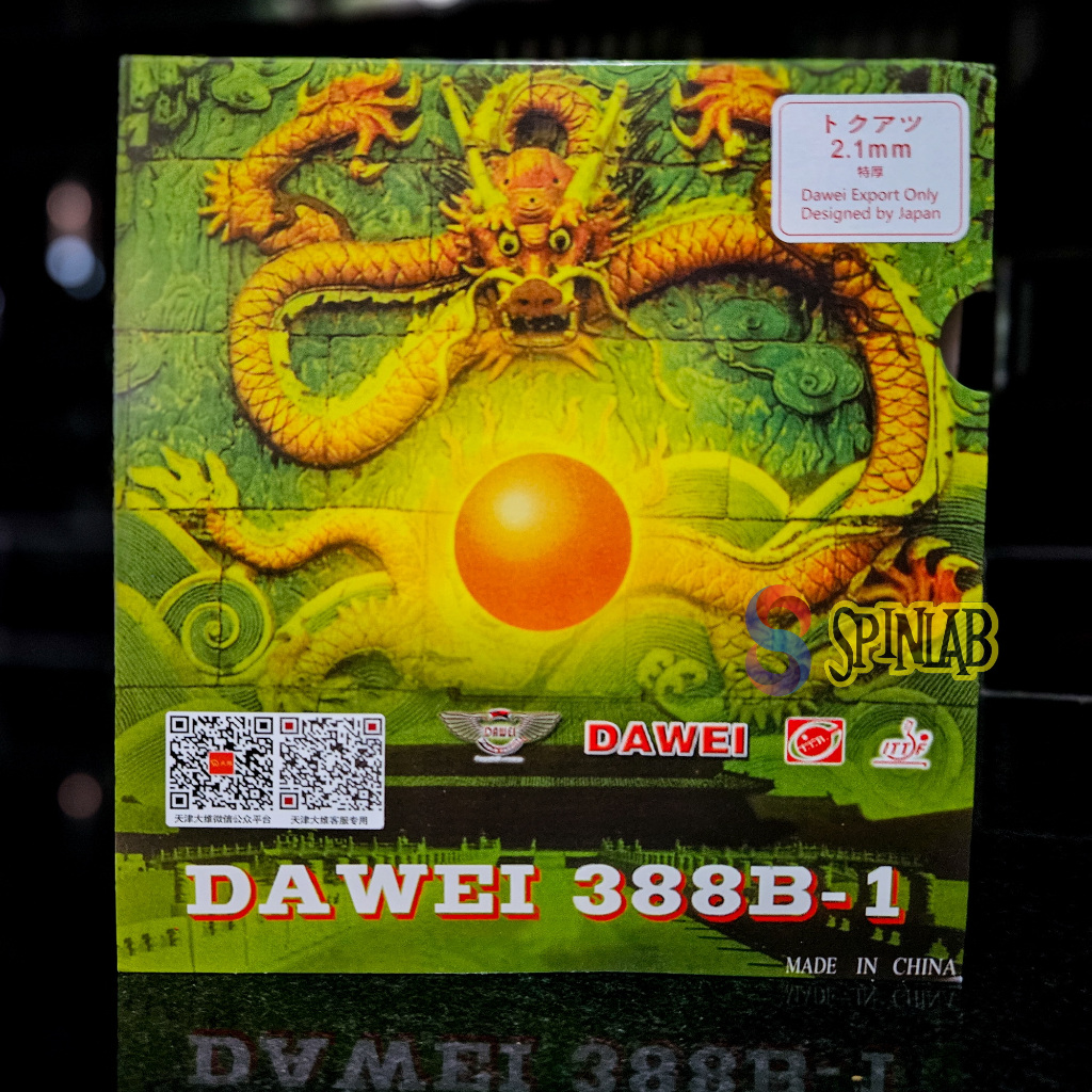 Dawei 388 B-1 | Borracha De Ponto Curto Para Tênis De Mesa Serang ...