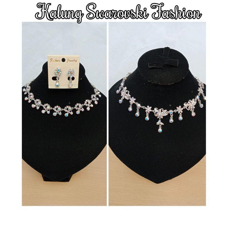 Colar De Moda Swarovski | Shopee Brasil