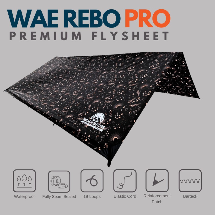 Bigadventure Wae Rebo Pro-Flysheet Premium | Shopee Brasil
